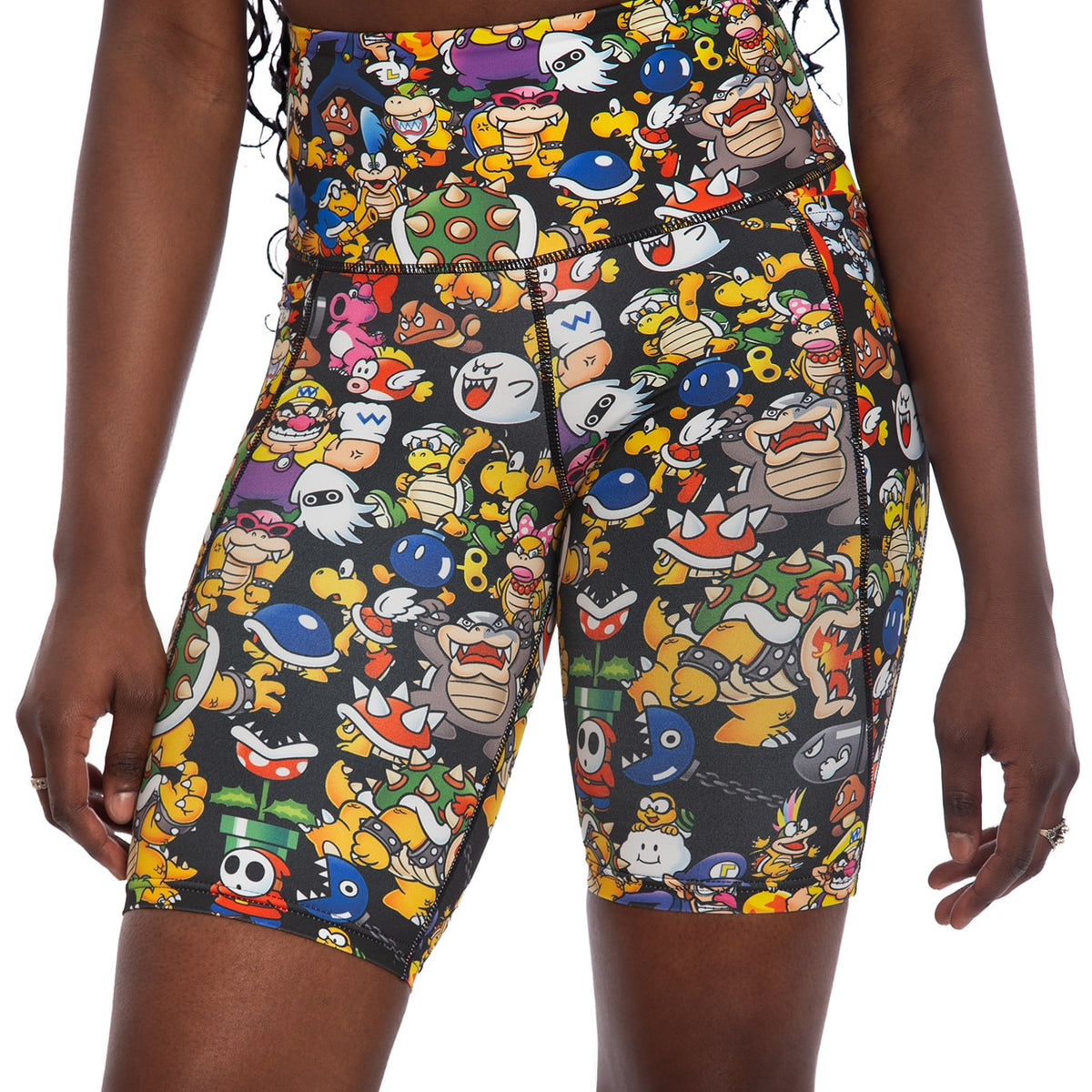 Super Mario Enemies High Waisted Bike Pants - Limited – BlackMilk Clothing