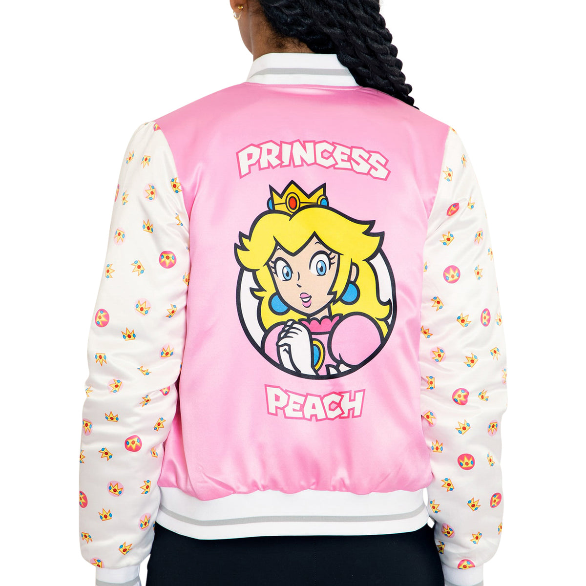 Princess Peach Shiny Bomber Jacket - Limited – BlackMilk Clothing