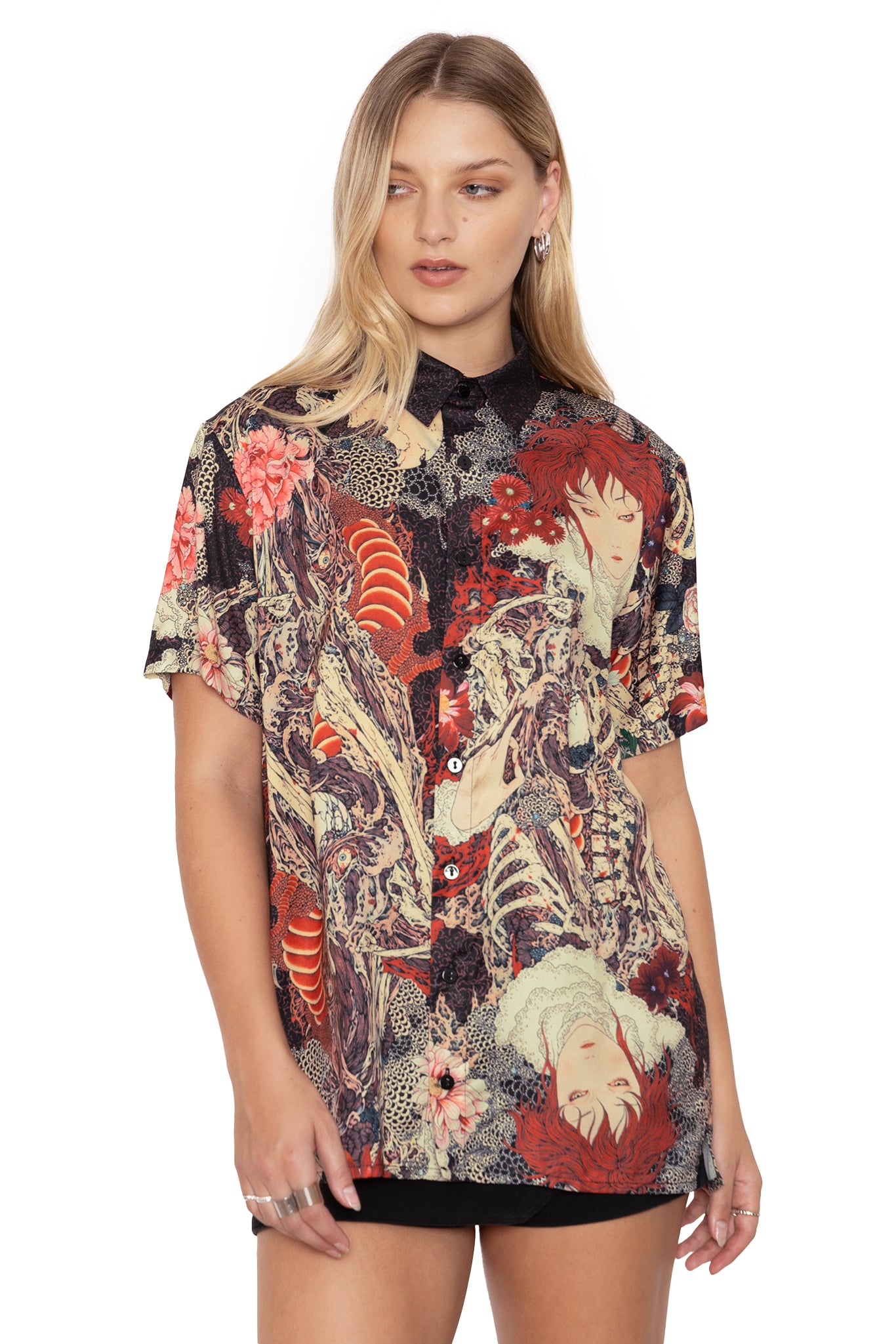 Spirit Of A Dragon Boyfriend Shirt - Limited – BlackMilk Clothing
