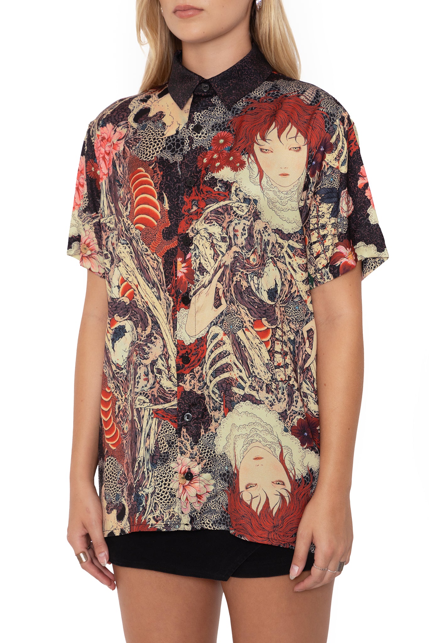 Spirit Of A Dragon Boyfriend Shirt - Limited – BlackMilk Clothing