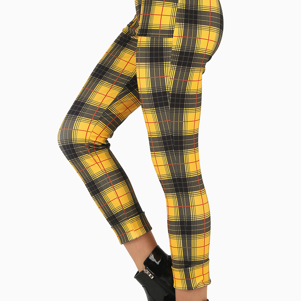 Tartan Grunge Cuffed Pants - Limited – BlackMilk Clothing