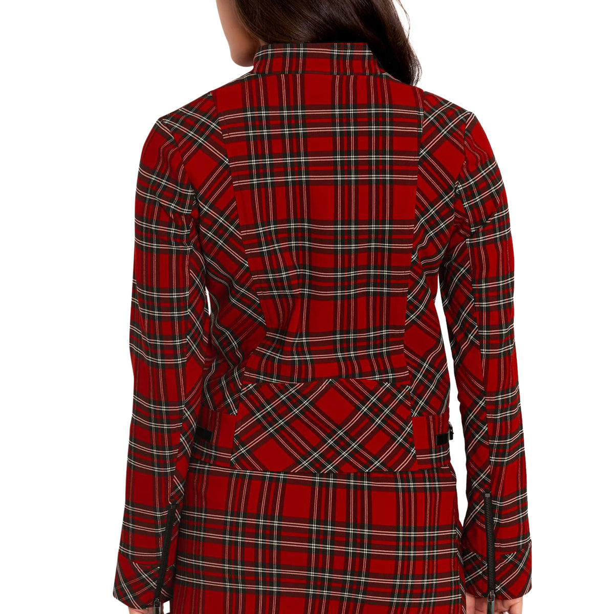 Tartan Rouge Cropped Buckle Jacket - Limited – BlackMilk Clothing
