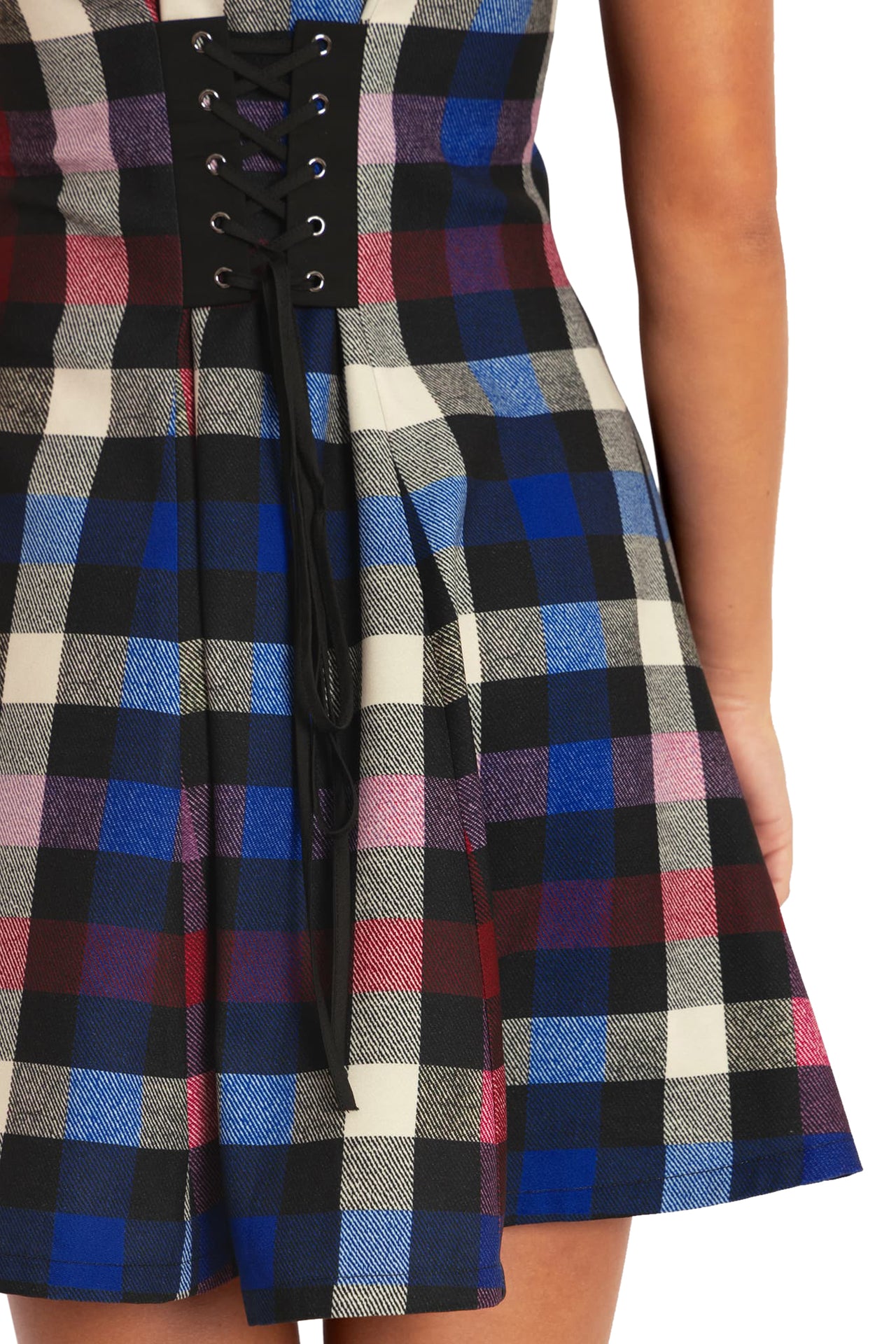Tartan Static Corset Back Shirt Dress - Limited – BlackMilk Clothing