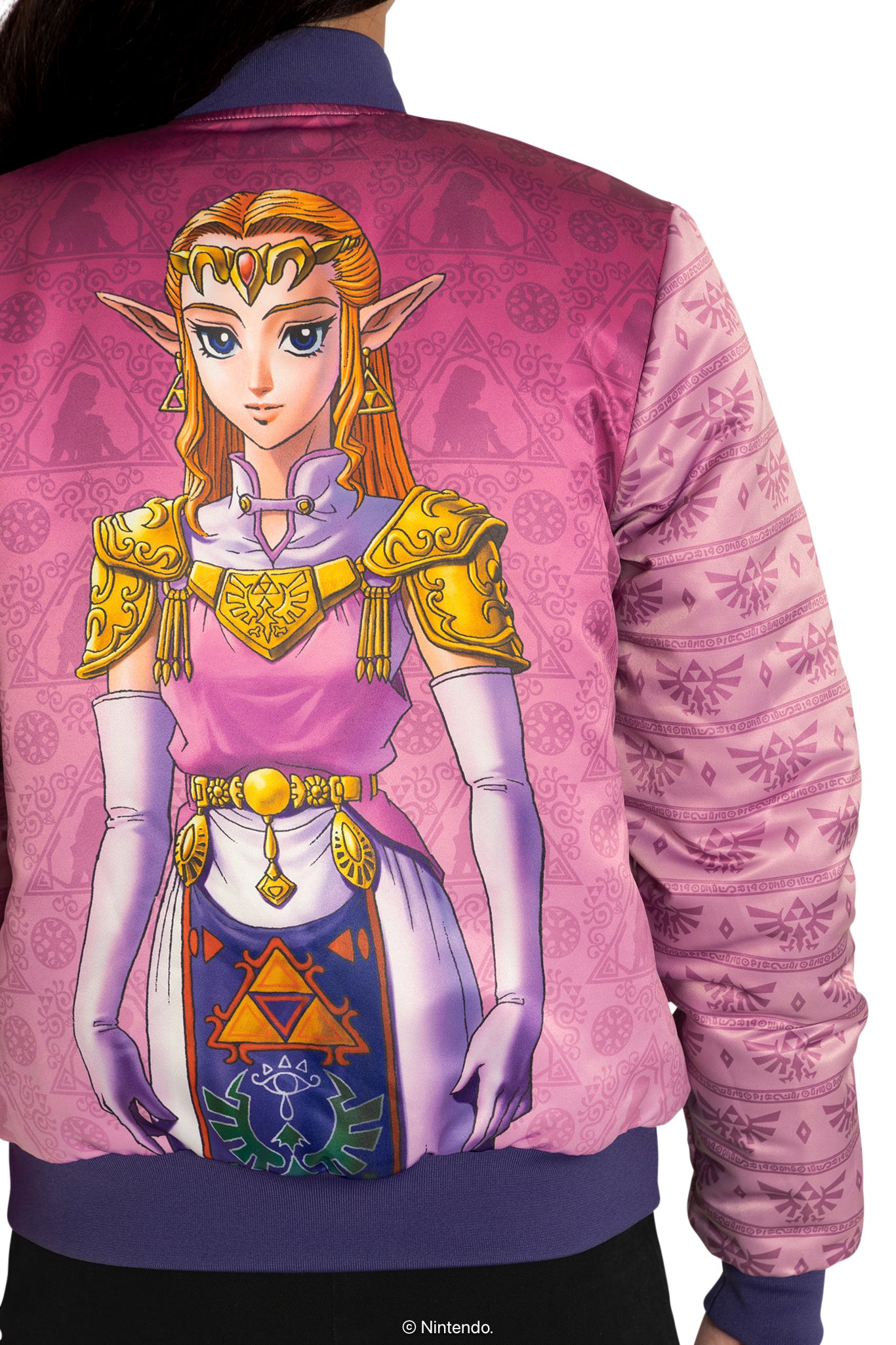 Princess Zelda And Sheik Reversible Bomber Jacket - Limited – BlackMilk ...