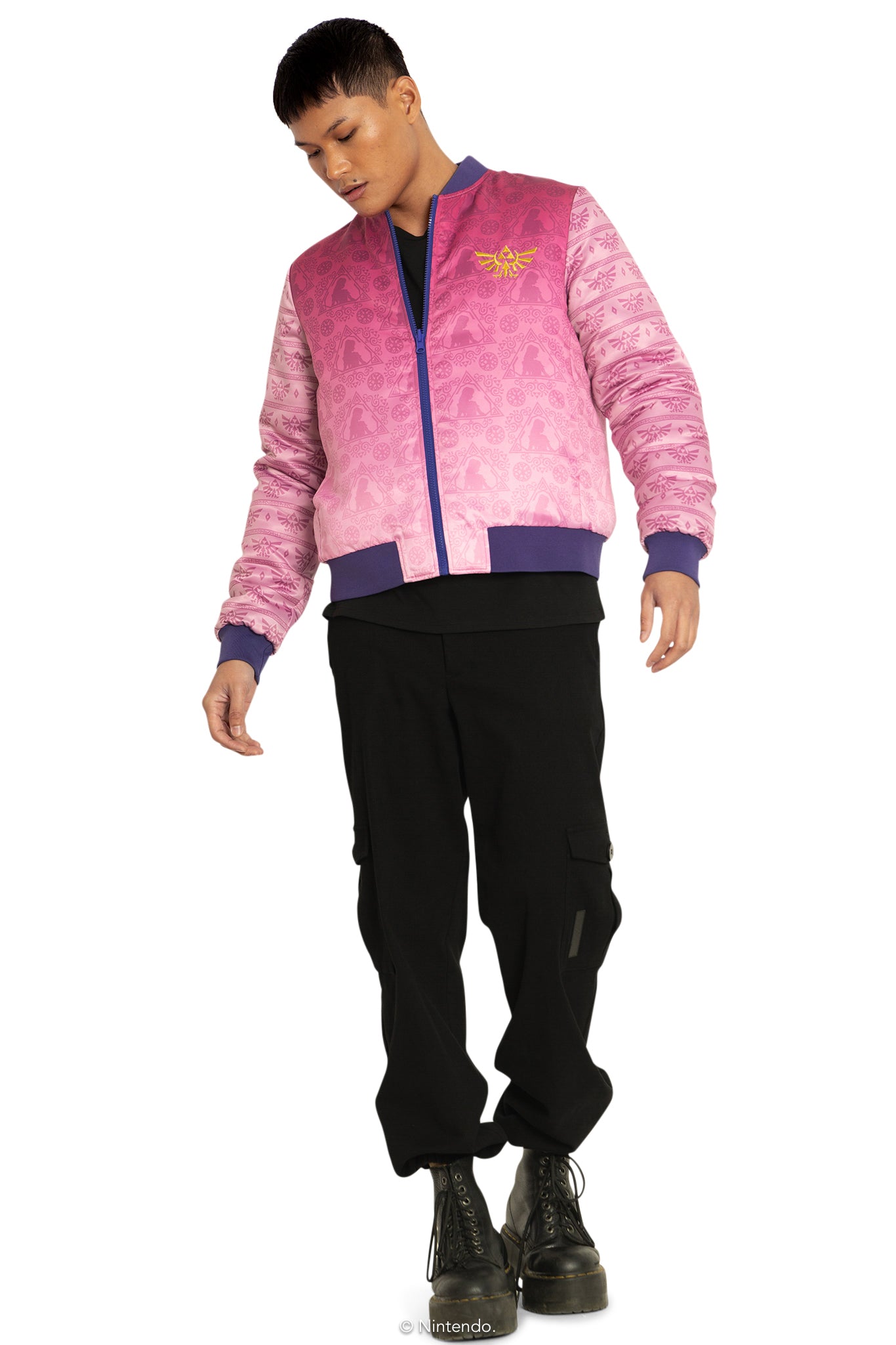 Princess Zelda And Sheik Reversible Bomber Jacket - Limited – BlackMilk ...