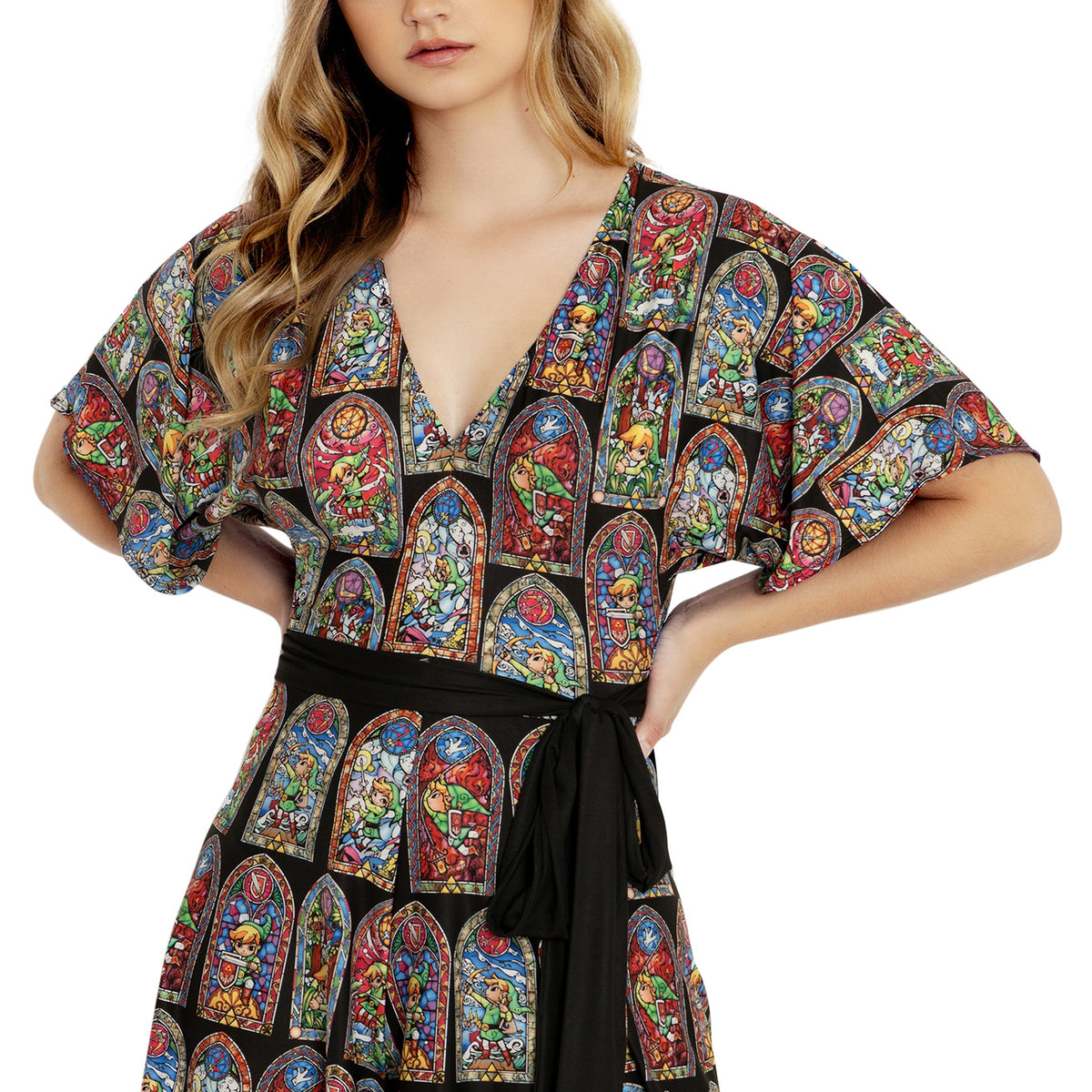 Stained Glass Link Slinky Playsuit - Limited – BlackMilk Clothing