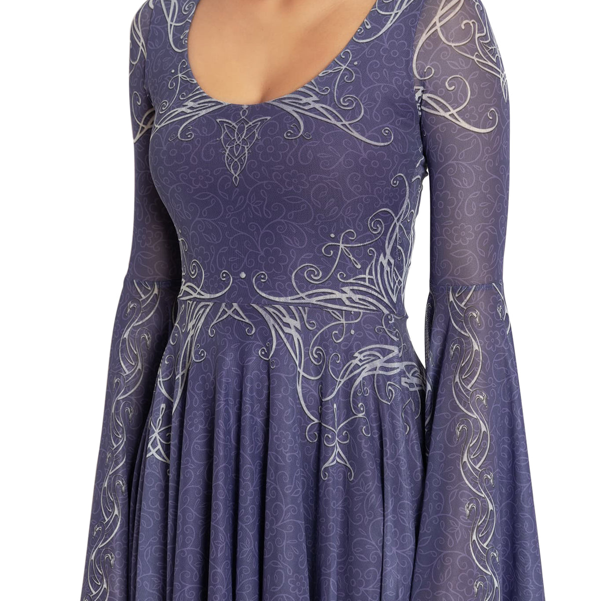 Arwen Undómiel Spectre Handkerchief Dress – BlackMilk Clothing
