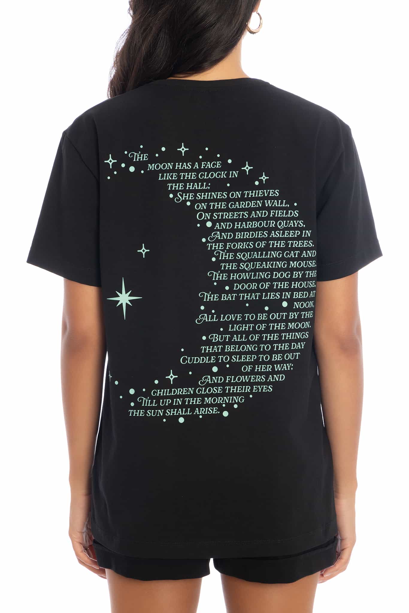 The Moon Poem Boyfriend Tee - Limited – BlackMilk Clothing