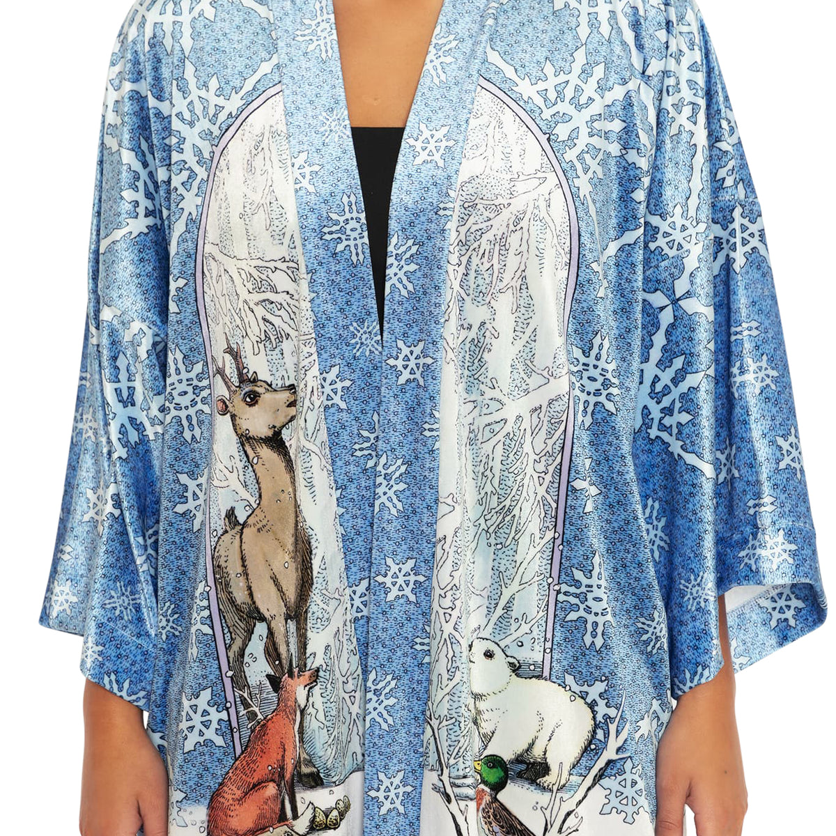 The Snow Queen Velvet Robe – BlackMilk Clothing