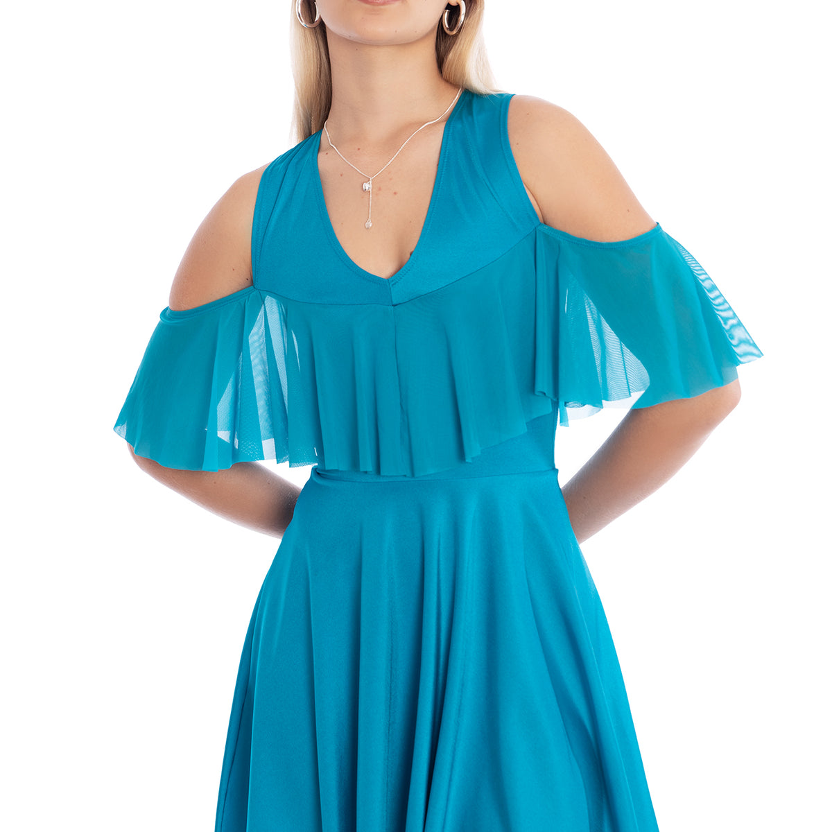 Turquoise Off The Shoulder Dress - Limited – BlackMilk Clothing