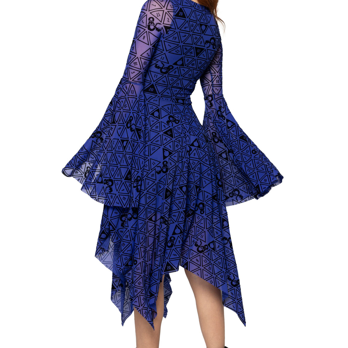 Twenty-Sided Spectre Handkerchief Dress - Limited – BlackMilk Clothing