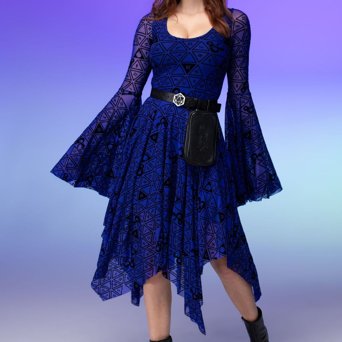 Twenty-Sided Spectre Handkerchief Dress - Limited – BlackMilk Clothing