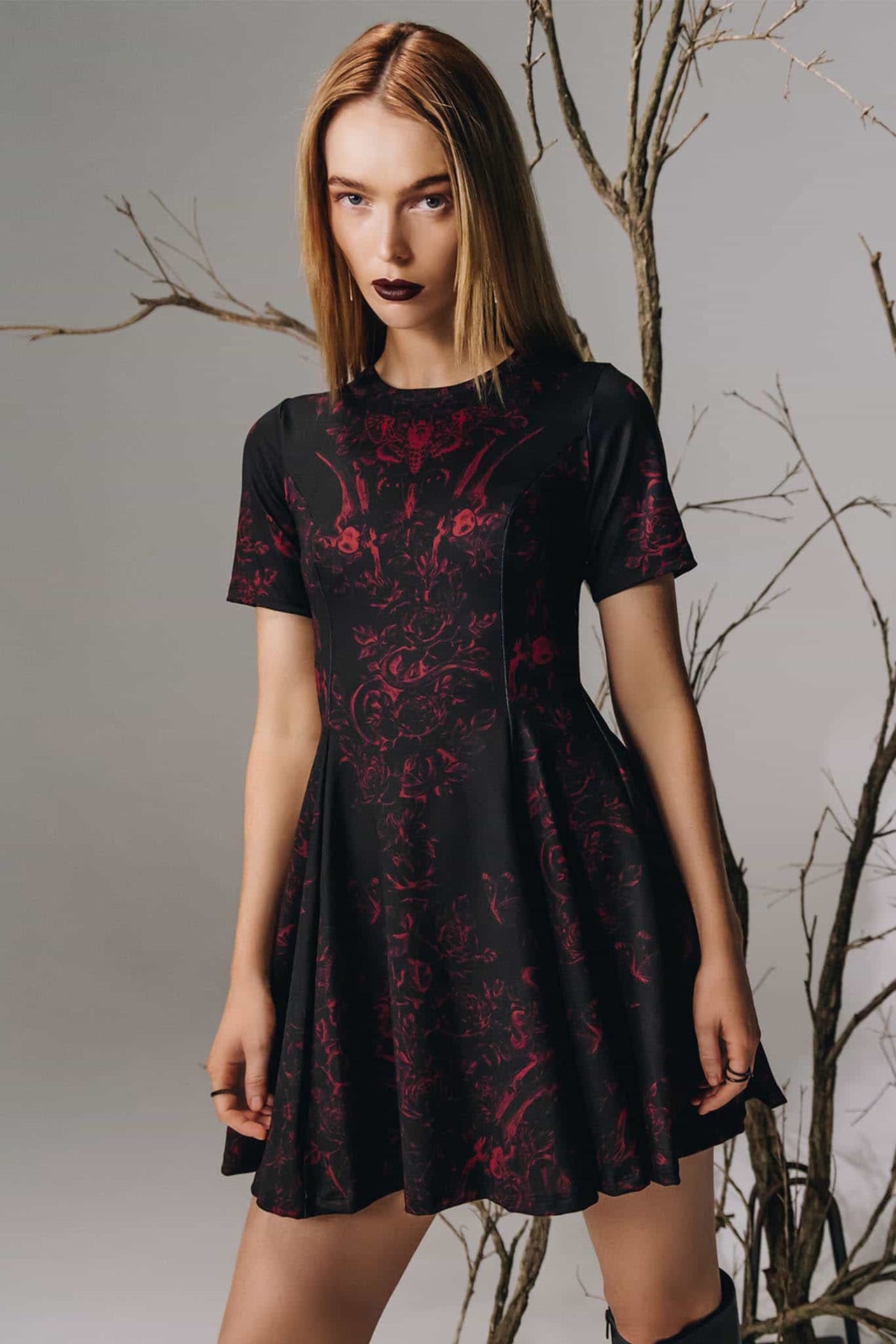 Venom Veil Evil Tee Dress - Limited – BlackMilk Clothing