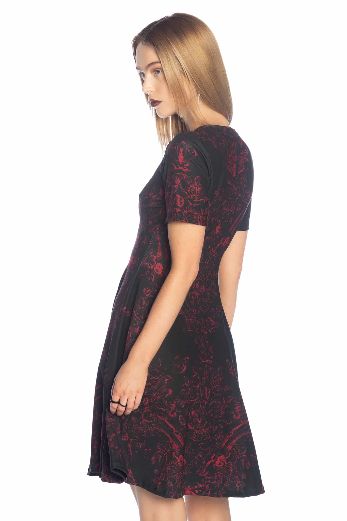 Venom Veil Longline Evil Tee Dress - Limited – BlackMilk Clothing