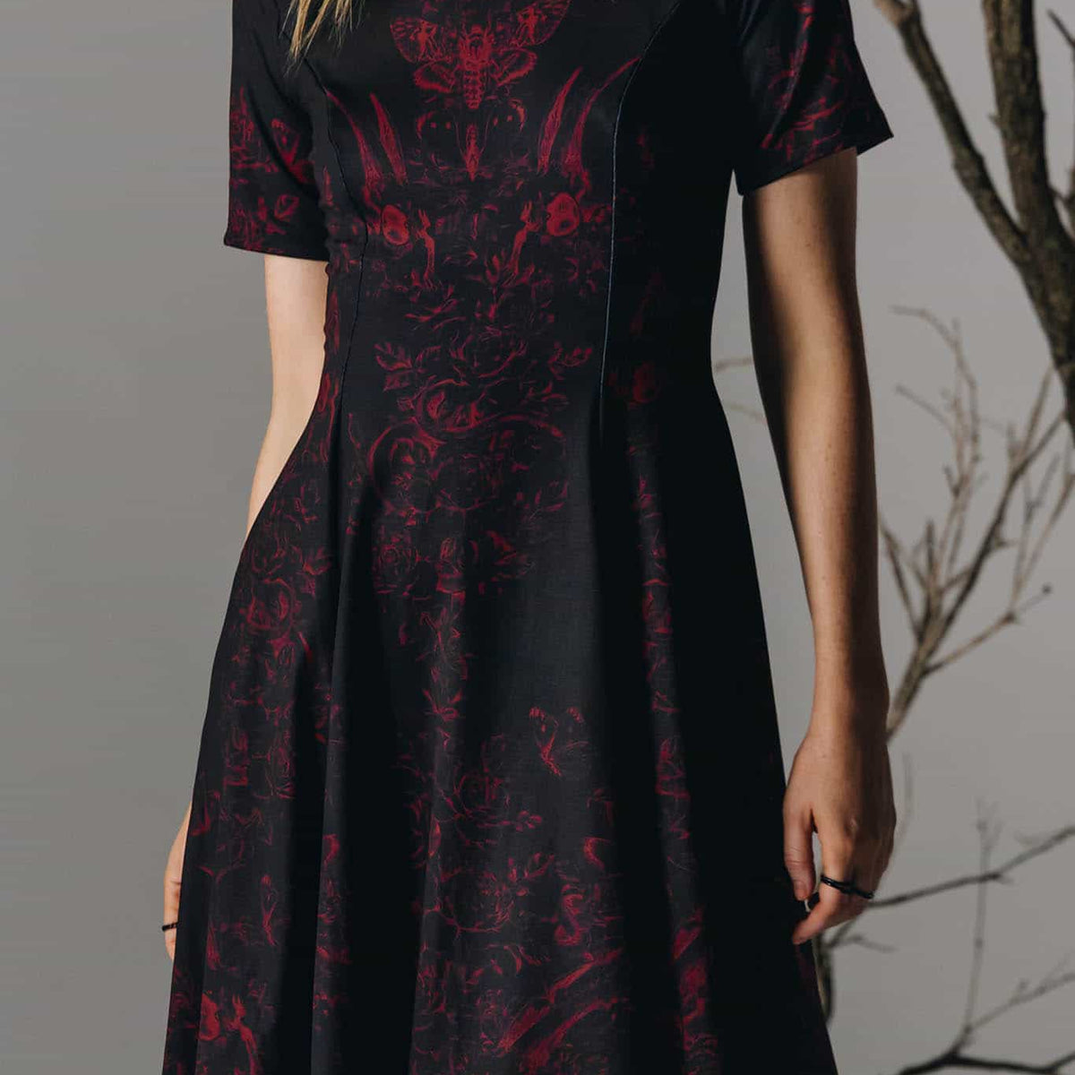 Venom Veil Longline Evil Tee Dress - Limited – BlackMilk Clothing