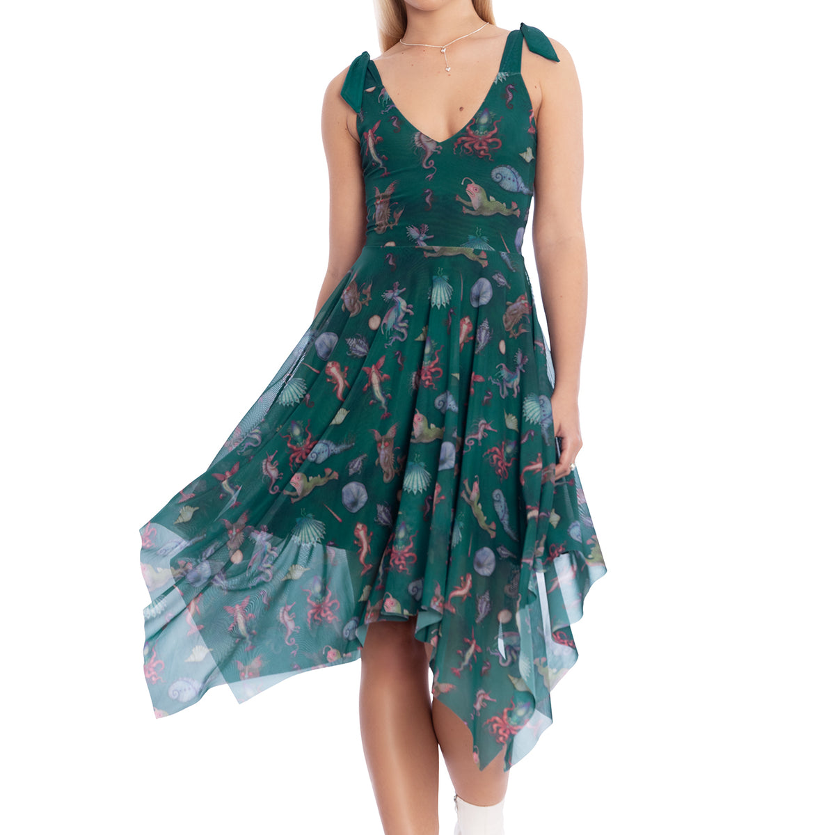 Specimens Tie Handkerchief Dress - Limited – BlackMilk Clothing
