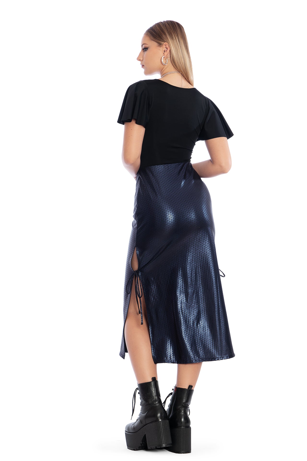 Water Warrior Side Split Midaxi Tube Skirt - Limited – BlackMilk Clothing