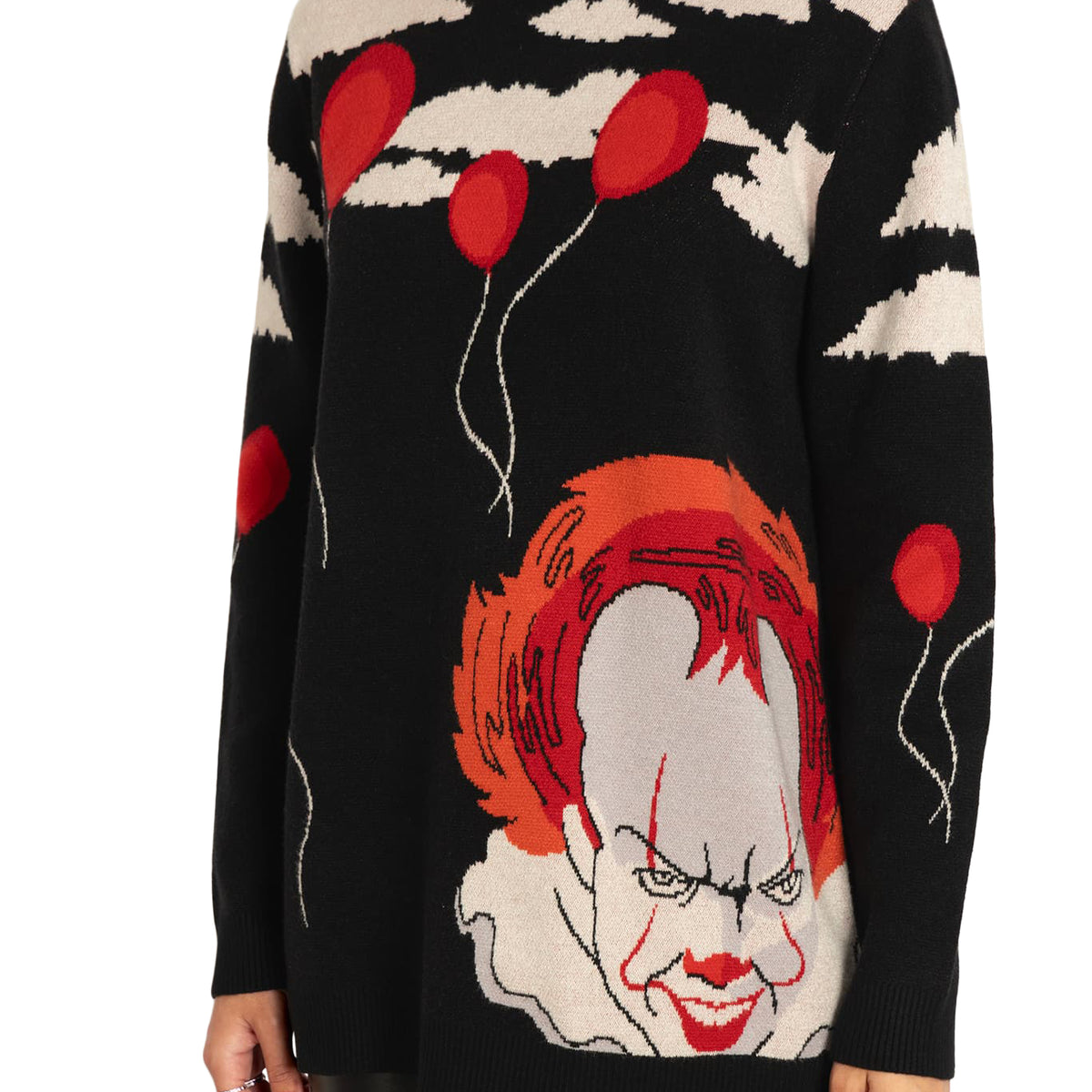 We All Float Down Here Oversized Knit Sweater - Limited – BlackMilk ...