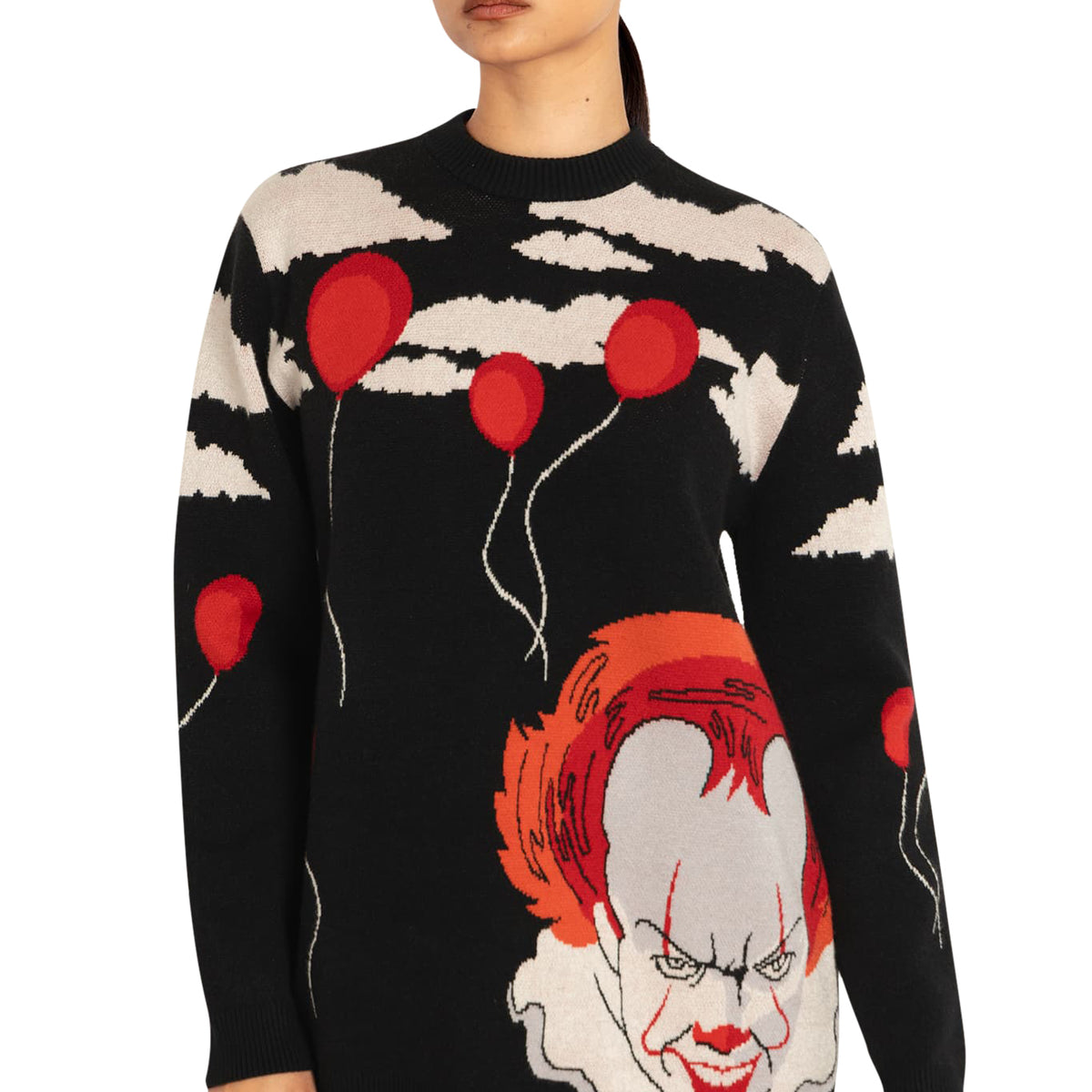 We All Float Down Here Oversized Knit Sweater - Limited – BlackMilk ...