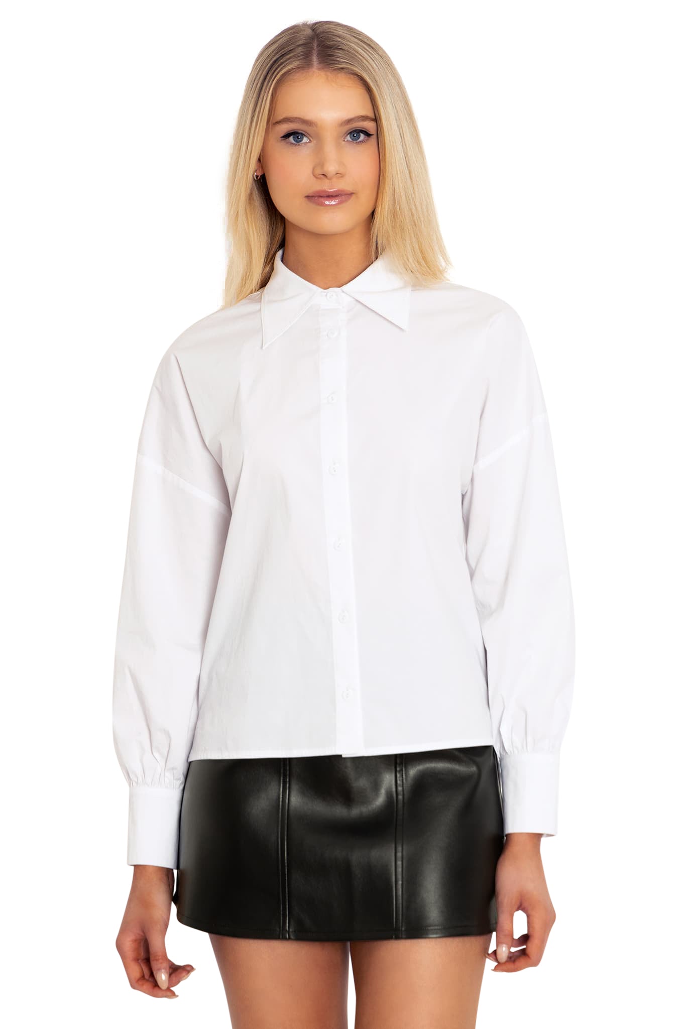 White High N Low Shirt - Limited – BlackMilk Clothing