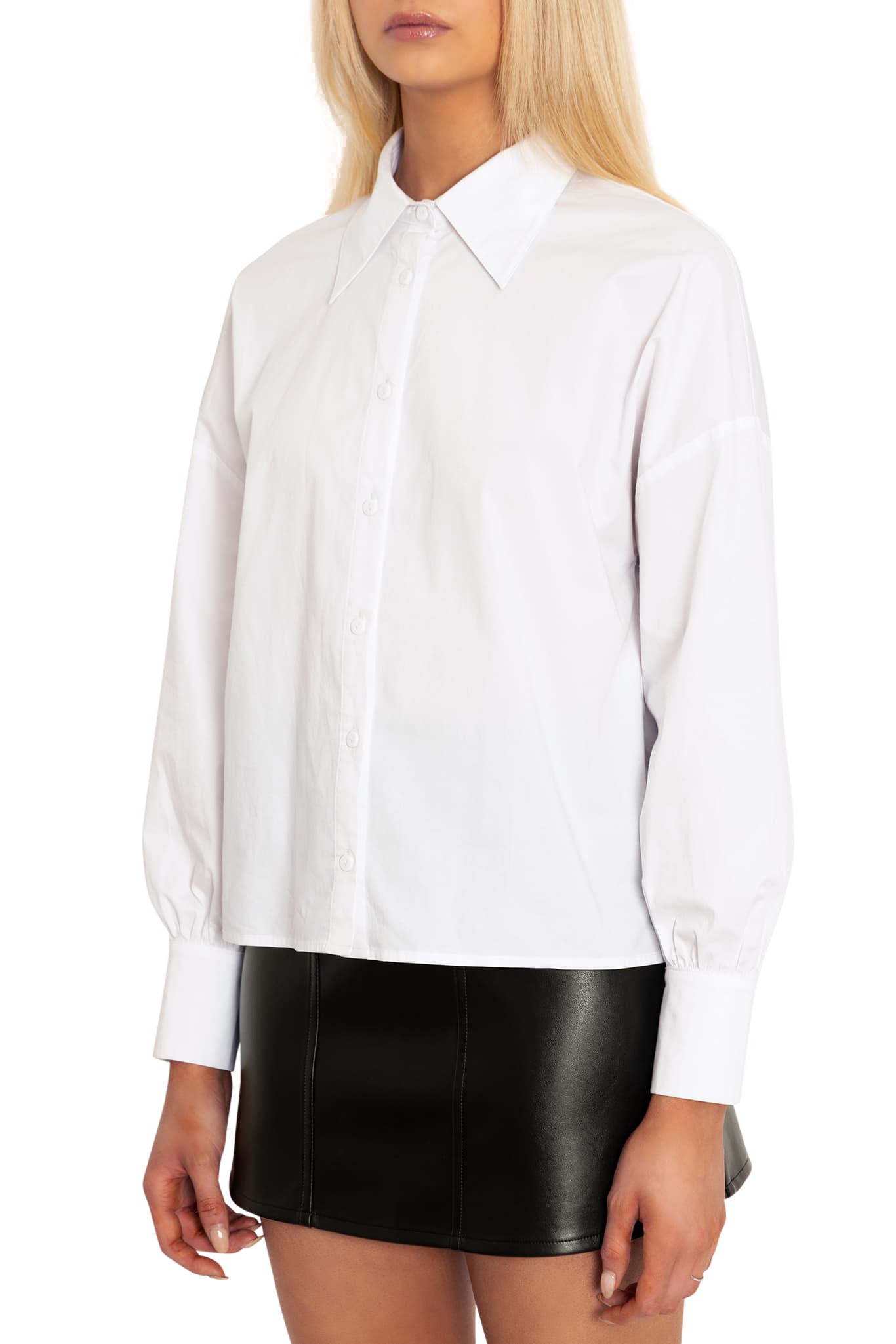 White High N Low Shirt - Limited – BlackMilk Clothing