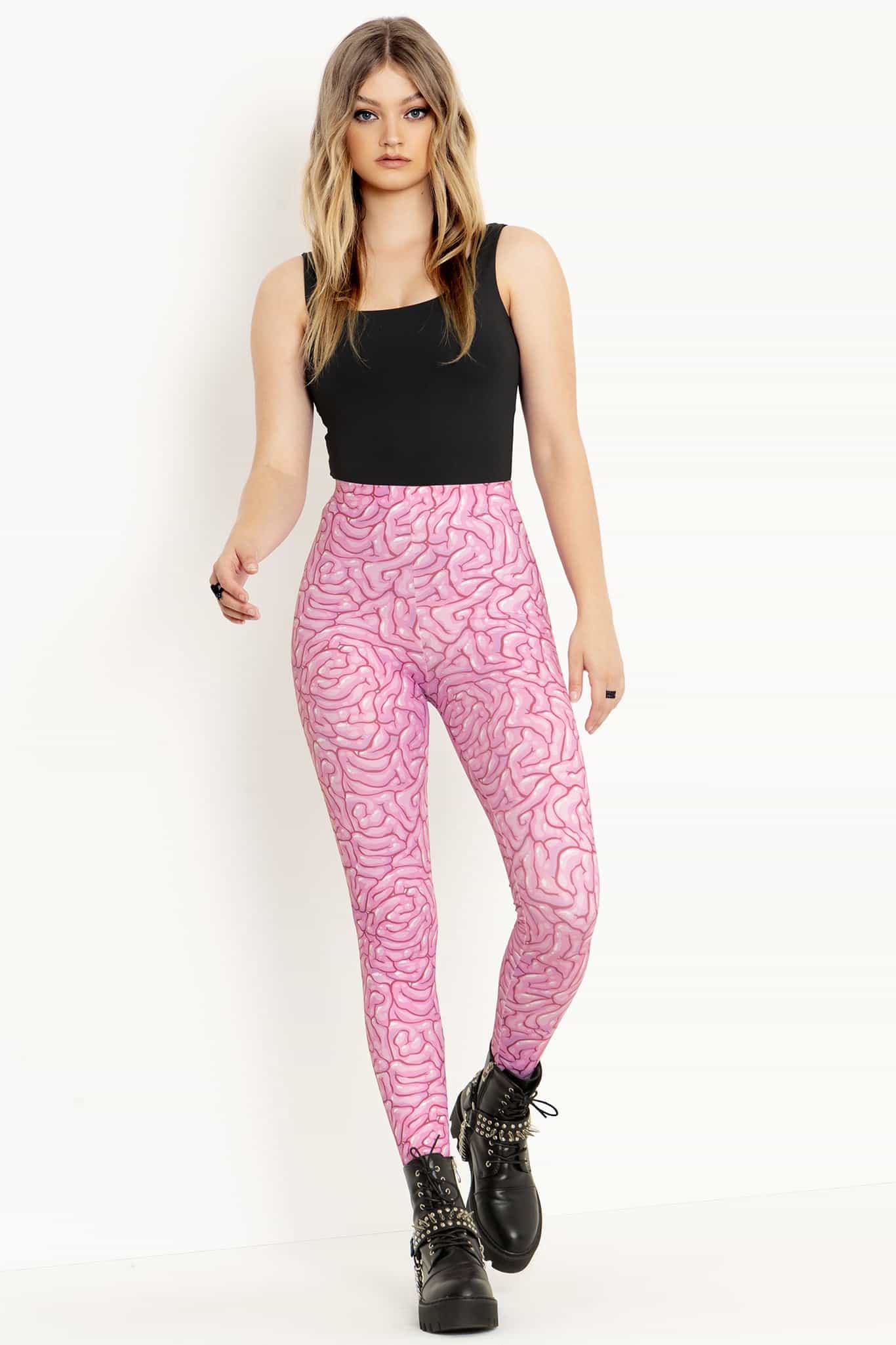 Braaains High Waisted Matte Finish Leggings - Limited – BlackMilk Clothing