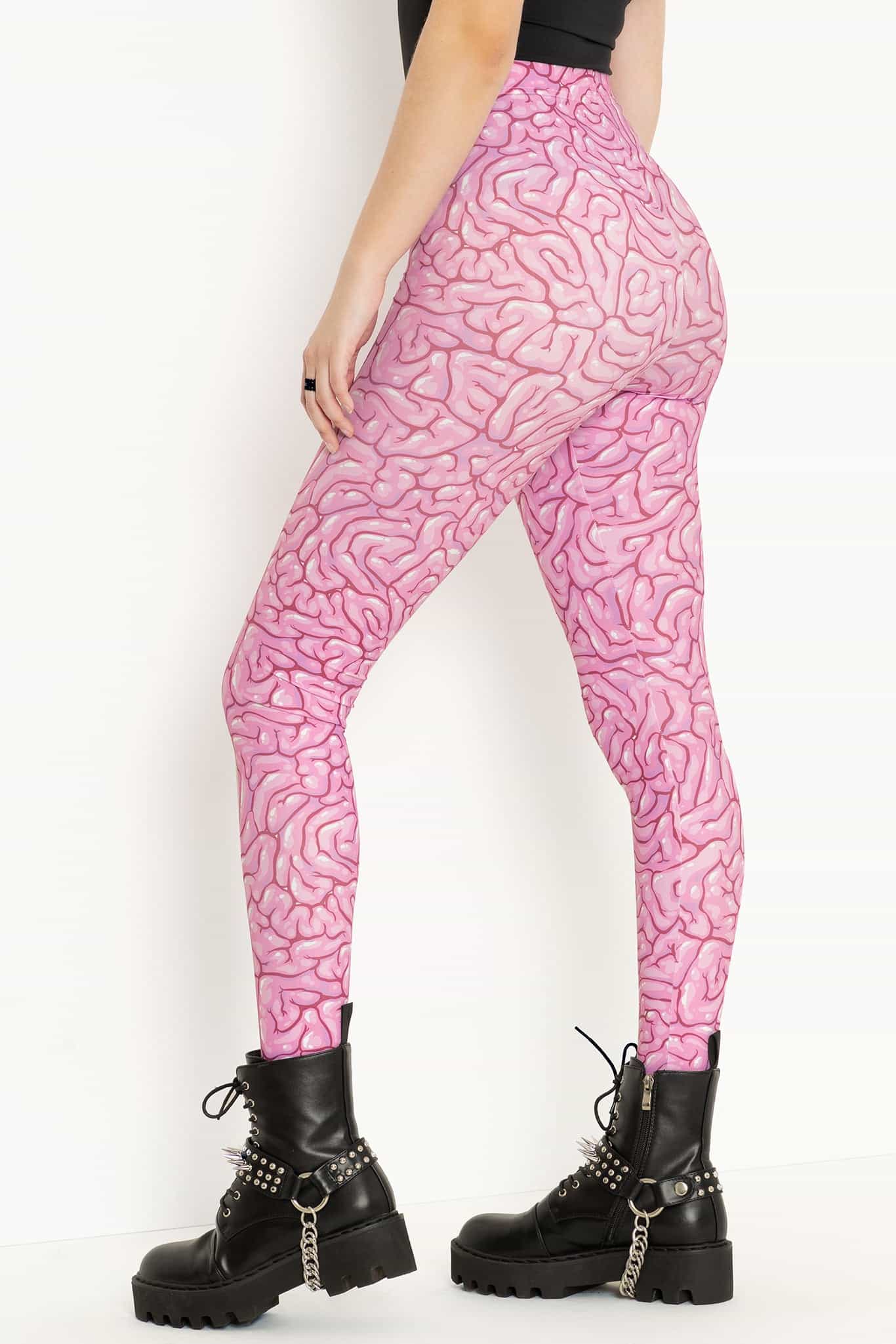 Braaains High Waisted Matte Finish Leggings - Limited – BlackMilk Clothing