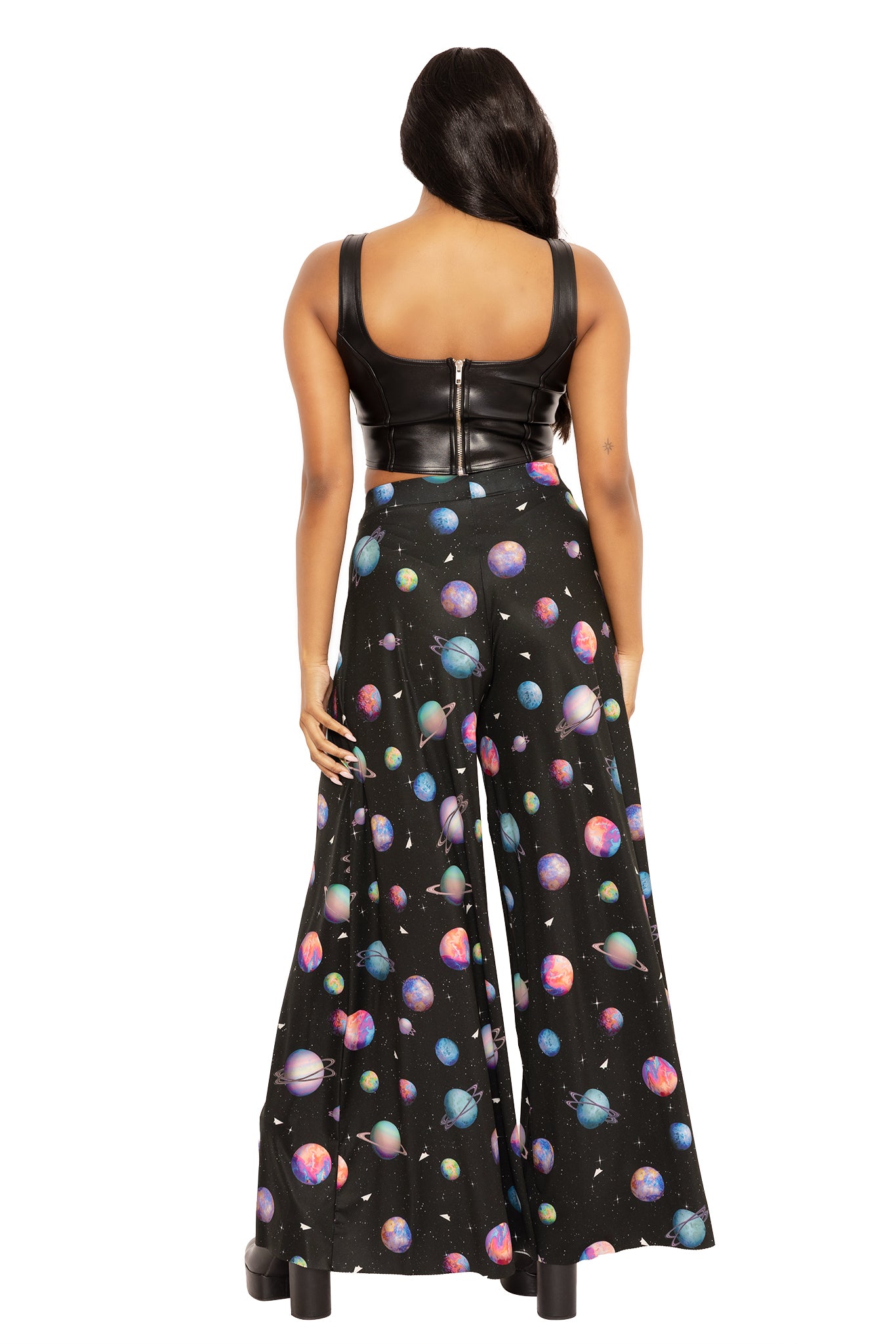 Paper Universe Palazzo Pants - Limited – BlackMilk Clothing