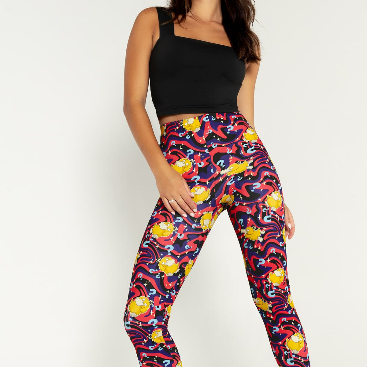 Psyduck Confusion High Waisted Matte Finish Leggings - Limited ...