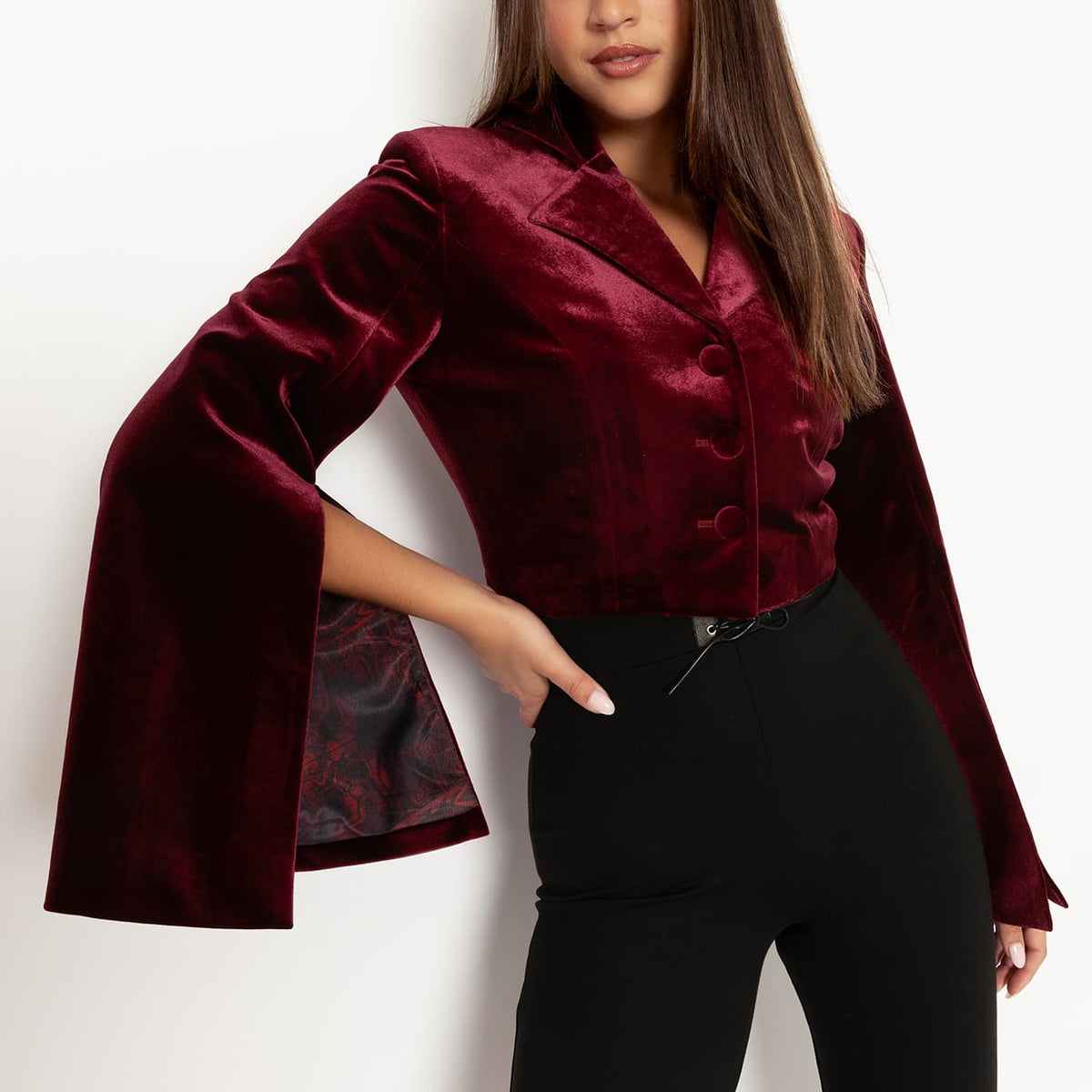 Some Velvet Morning Crop Jacket - Limited – BlackMilk Clothing